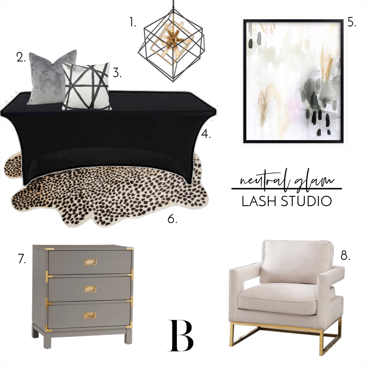 Neutral Glam Lash Salon Inspo. – Blink Lash Store